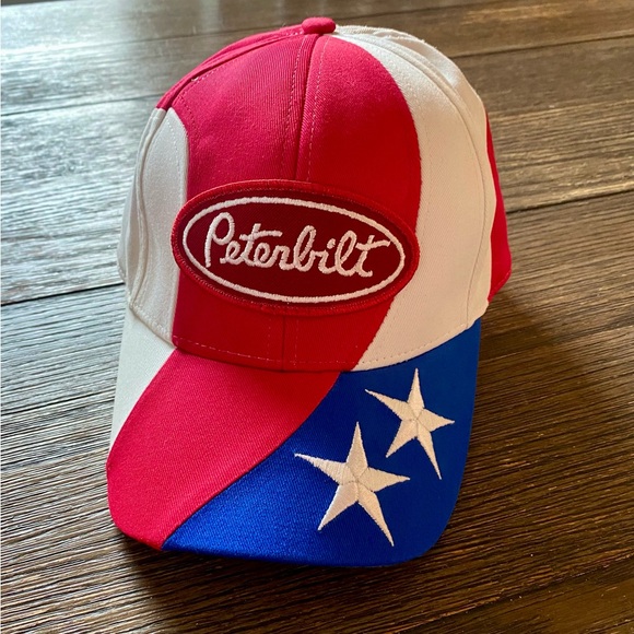 Accessories | Vintage Peterbilt Trucker Hat Snapback American Flag ...